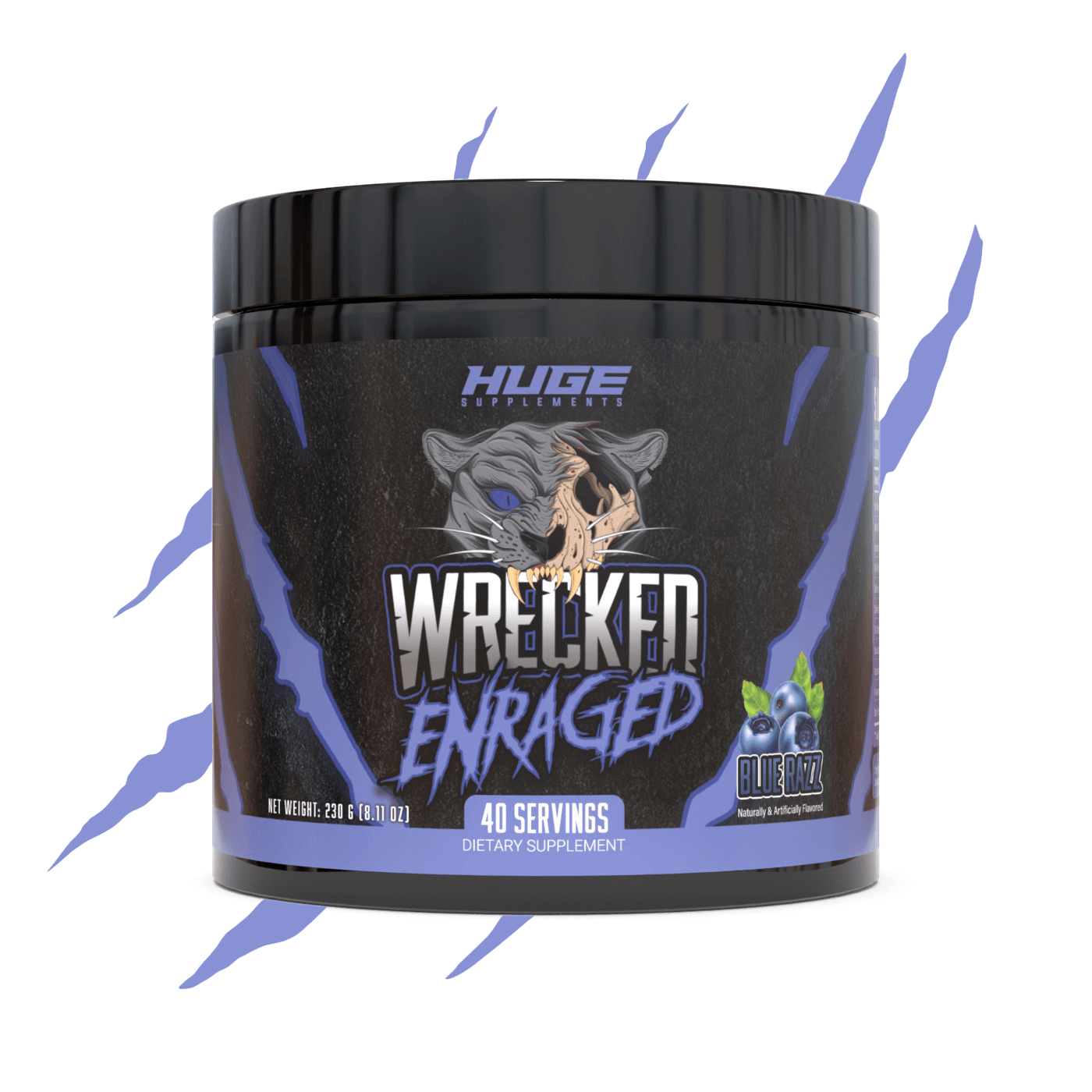 Wrecked Enraged - High Stim Pre Workout (40 Servings)