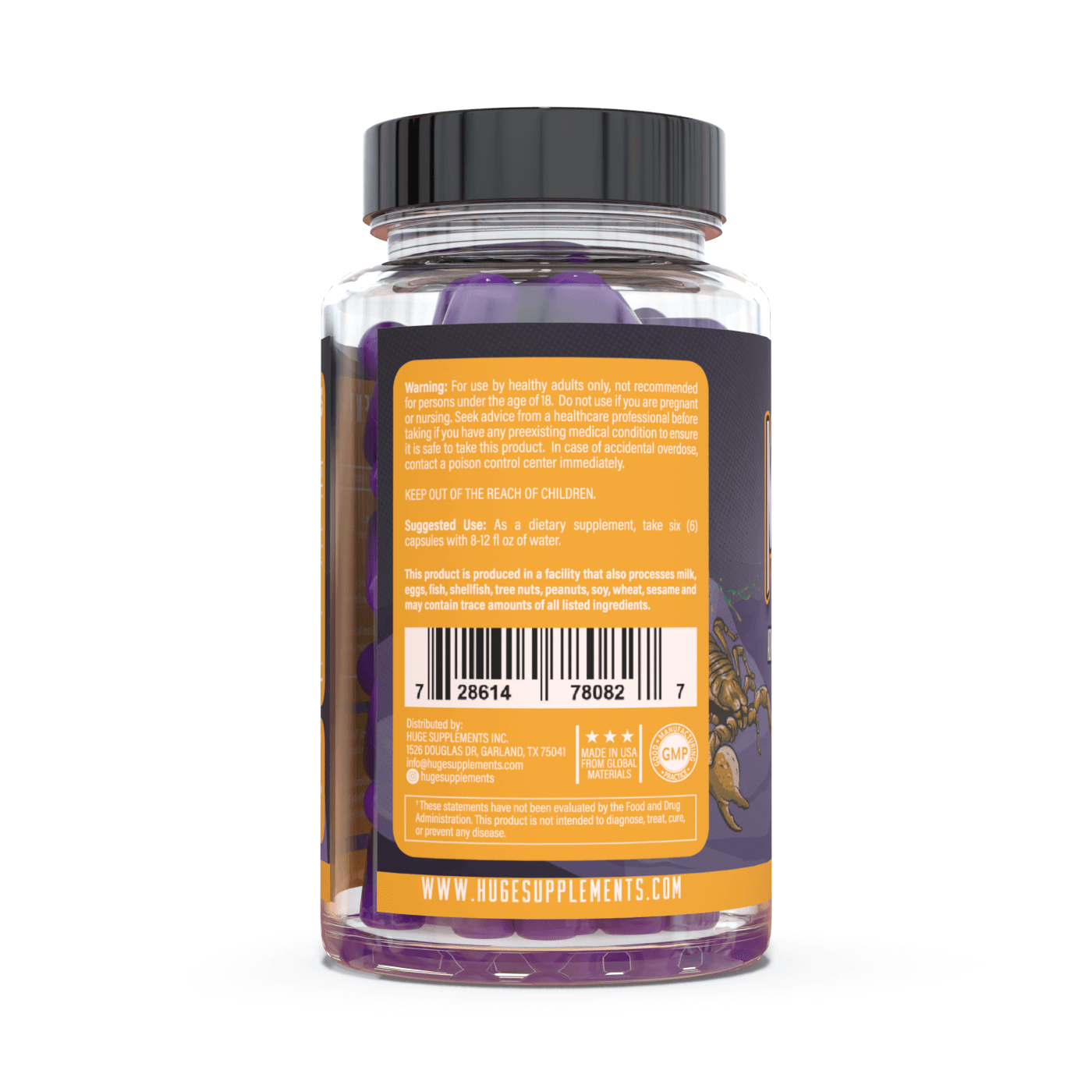 Magnify: Science Backed Pump Pills (180 Capsules) - Huge Supplements