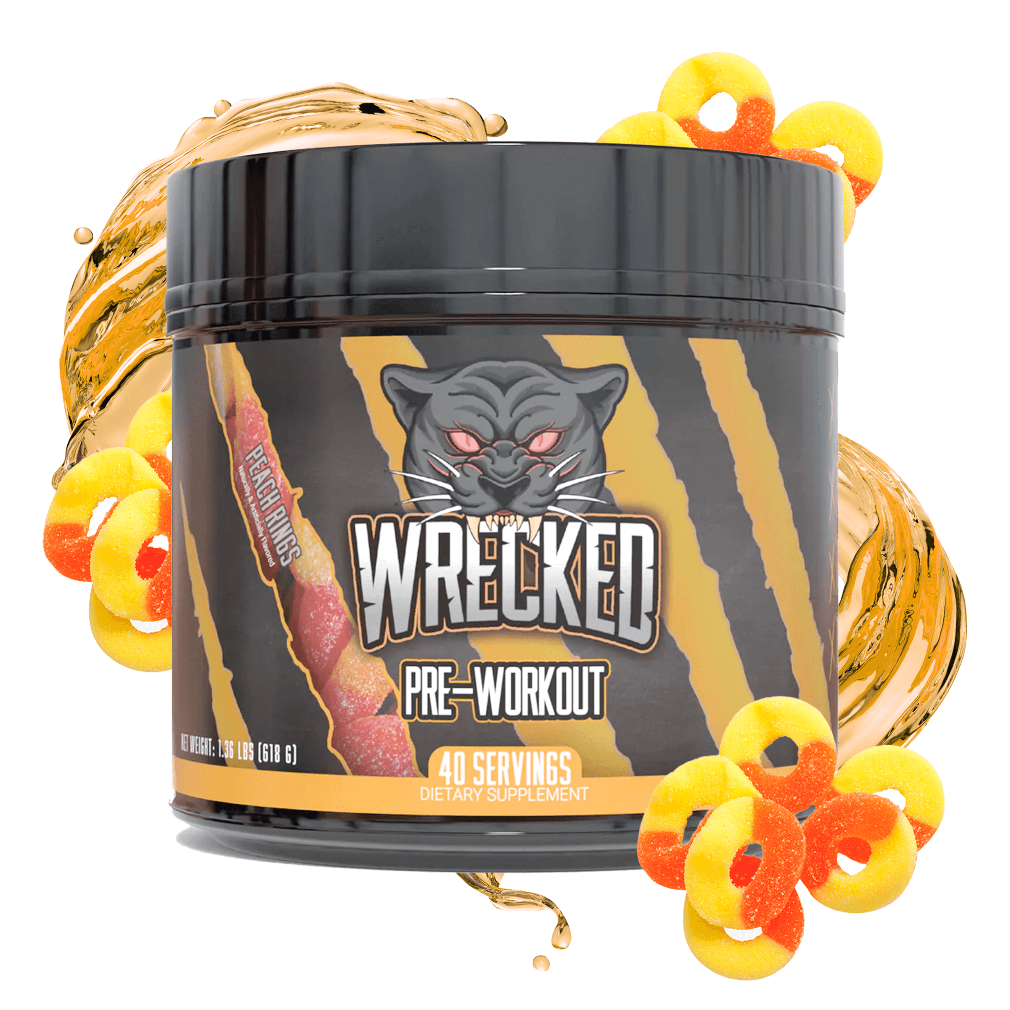 Wrecked - The Strongest Pre-Workout Supplement (40 servings)