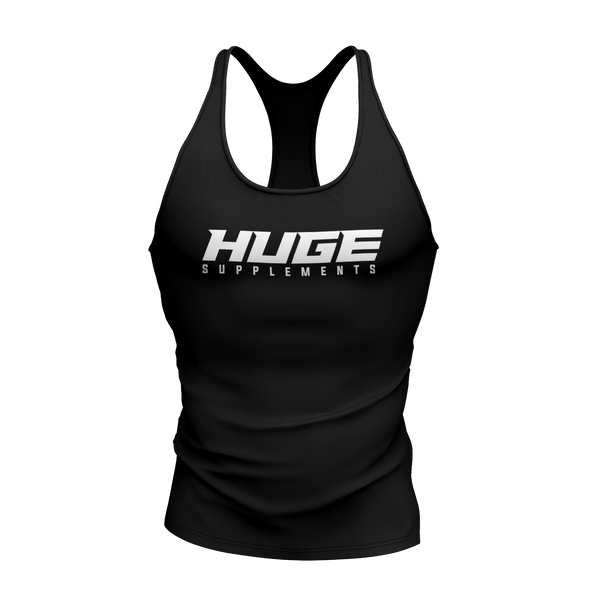 Huge Supplements Black Stringer Tank Top