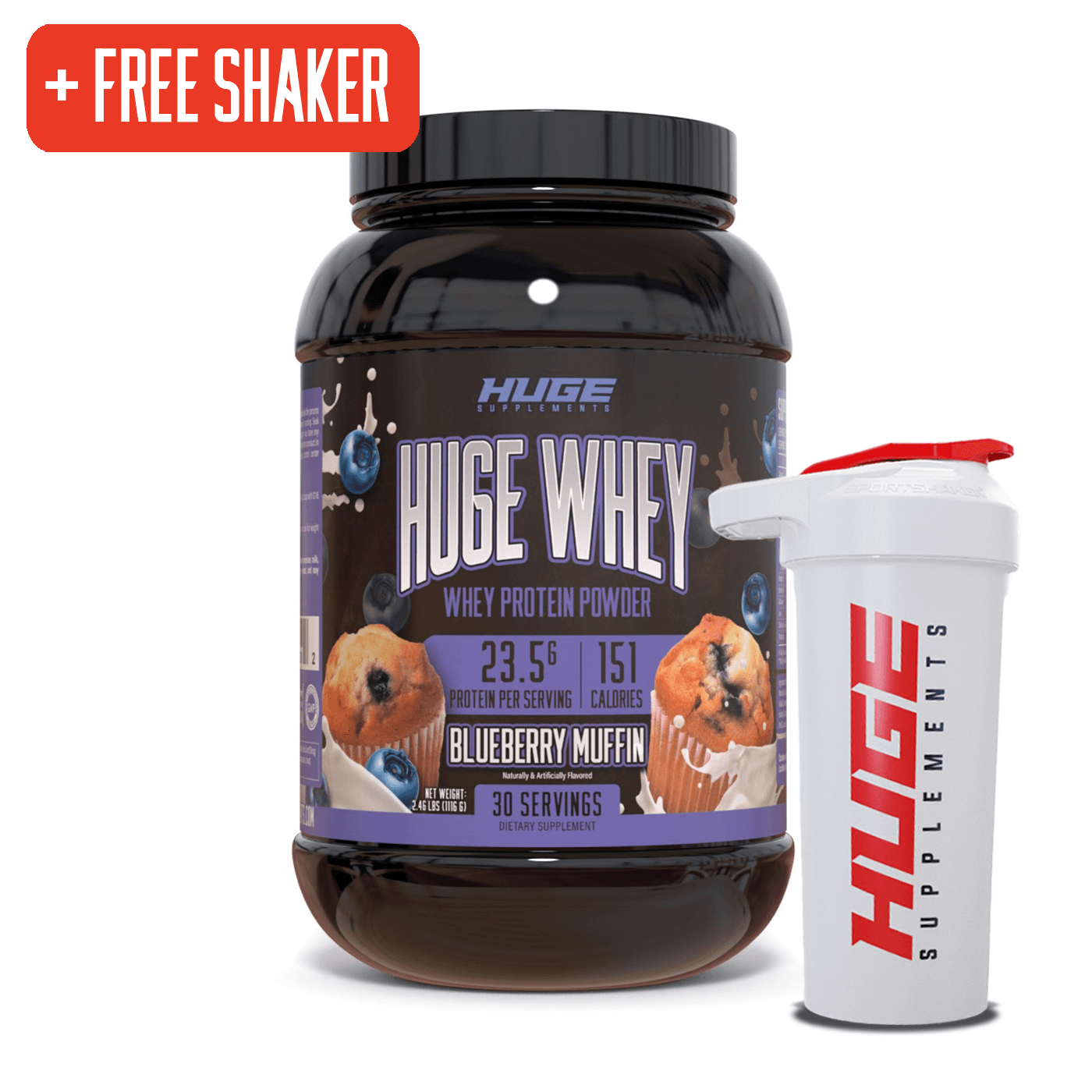 Huge Whey - 25G High-Quality Whey Protein Powder Per Serving - Huge Supplements